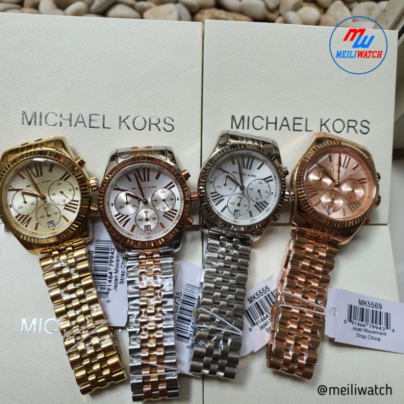 Jual JAM TANGAN WANITA Type MK5555, MK 5555, MK5556, MK 5556, MK5569 ...