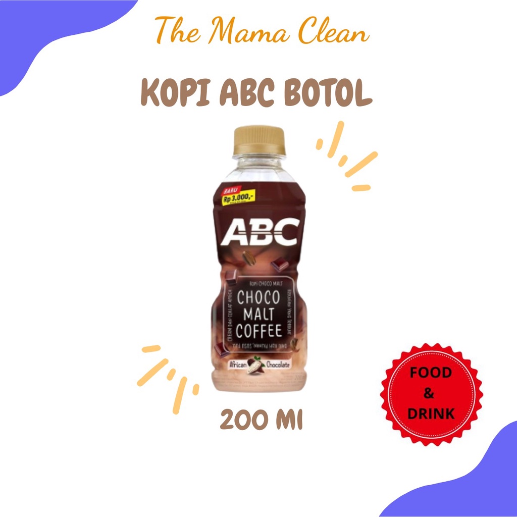 Jual Kopi ABC Botol Susu Choco Malt 200 ml Ready to Drink | Shopee ...
