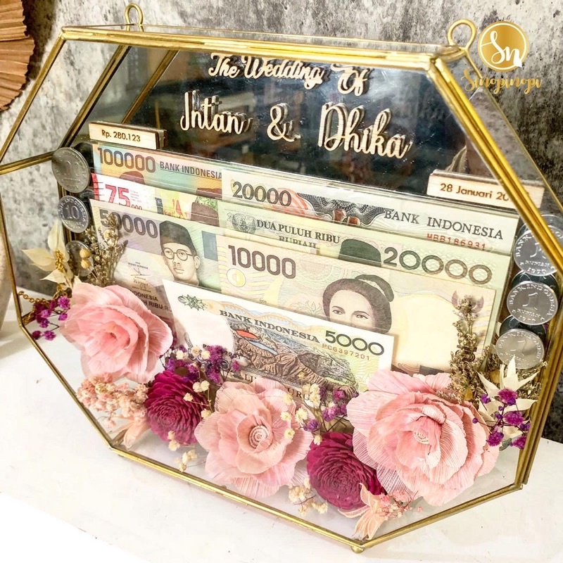 Jual MAHAR ANIZA | TERARIUM CERMIN KACA | LAMARAN NIKAH WEDDING ...
