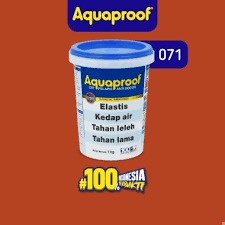 Jual CAT ANTI BOCOR AQUAPROOF PUTIH HITAM TRANSPARAN MERAH COKLAT ABU 1 ...