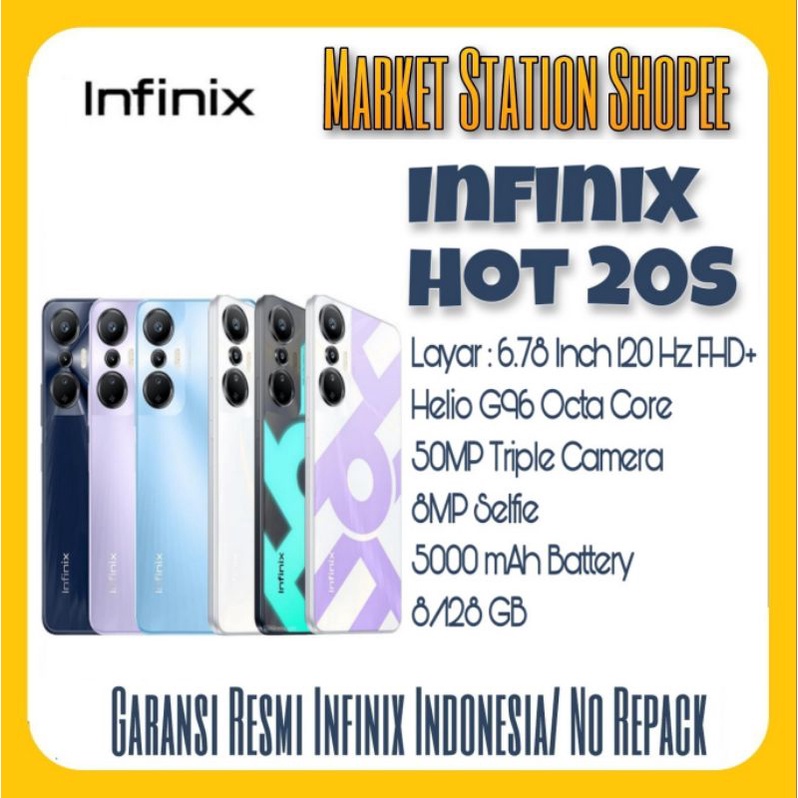 Jual Infinix Hot 20S 8/128 GB New Garansi Resmi Infinix Indonesia ...