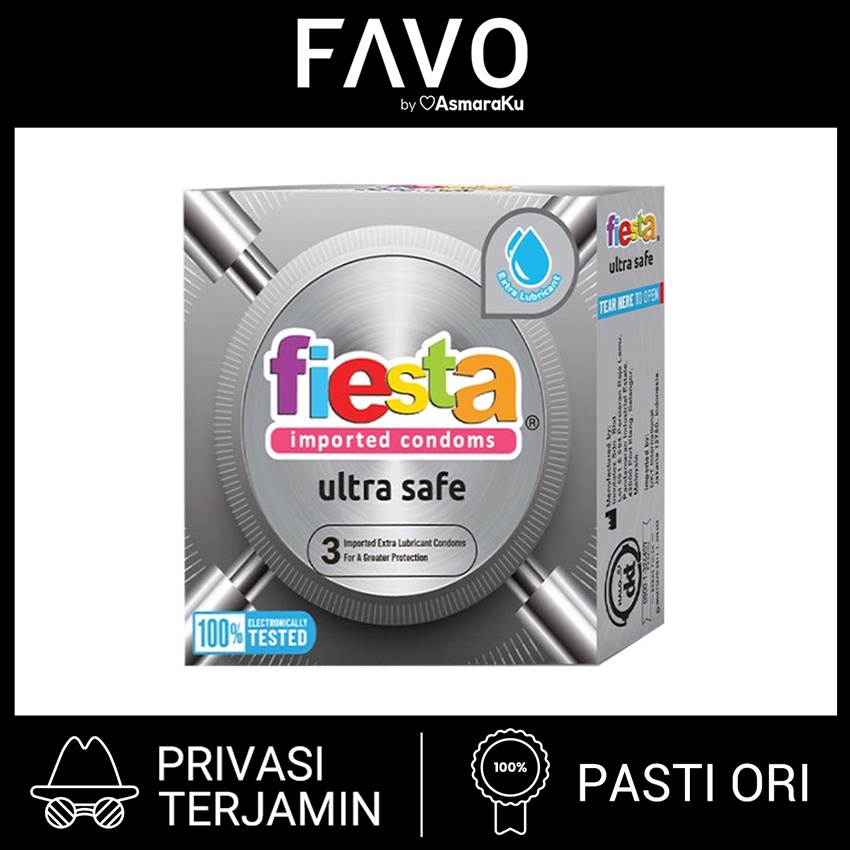 Jual Kondom Fiesta - Kondom Black Coffee / Watermelon / Strawberry ...