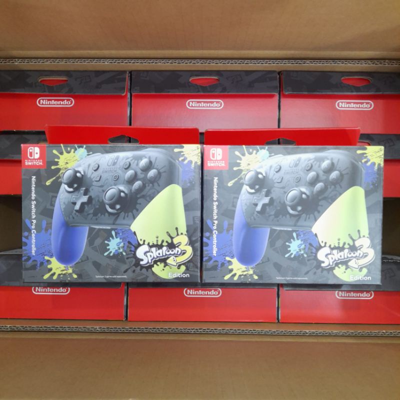 Jual Switch Joystick Pro Controller Splatoon 3 Edition | Shopee Indonesia
