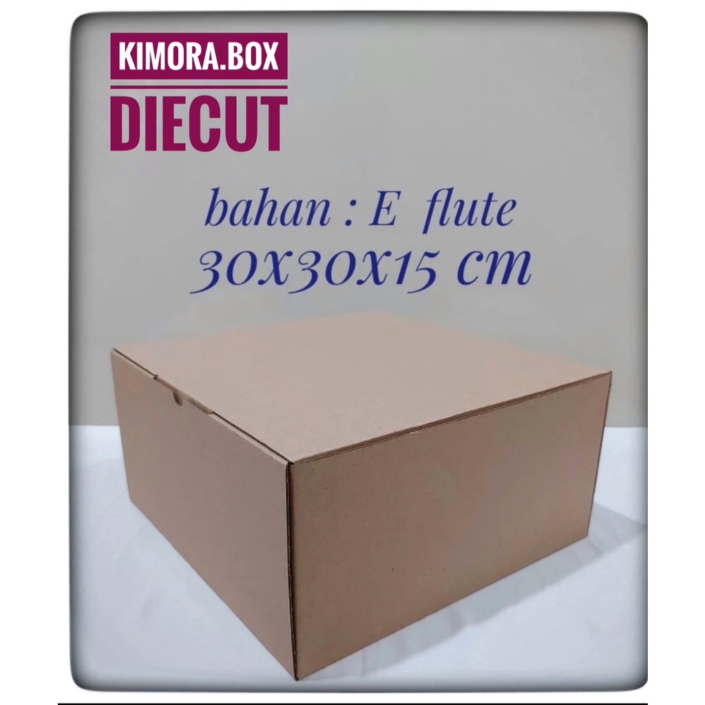 Jual KARDUS/KARTON/BOX UK. 30x30x15 CM...MODEL KARDUS PIZZA/DIE CUT ...