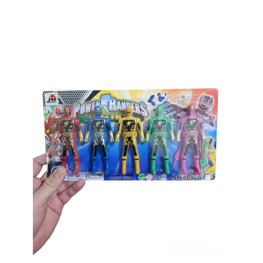 Jual MAINAN ANAK ROBOT POWER RANGERS ISI 5 PCS | Shopee Indonesia