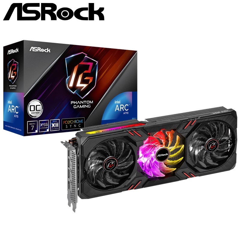 Jual ASRock Intel Arc A770 Phantom Gaming D 8GB OC DDR6 - VGA Card ...
