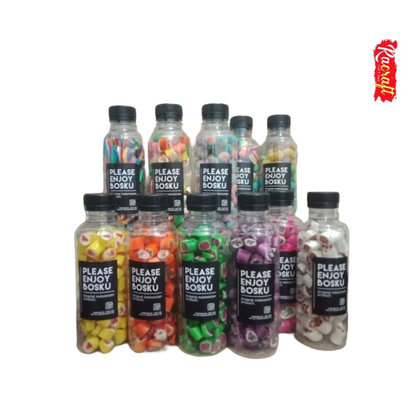 Jual Permen sticky botol 150gr marble candy pillow sweet candy hampers ...