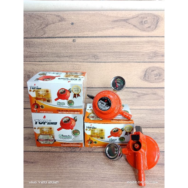 Jual regulator top gas dengan meter tekanan rendah SNI | Shopee Indonesia