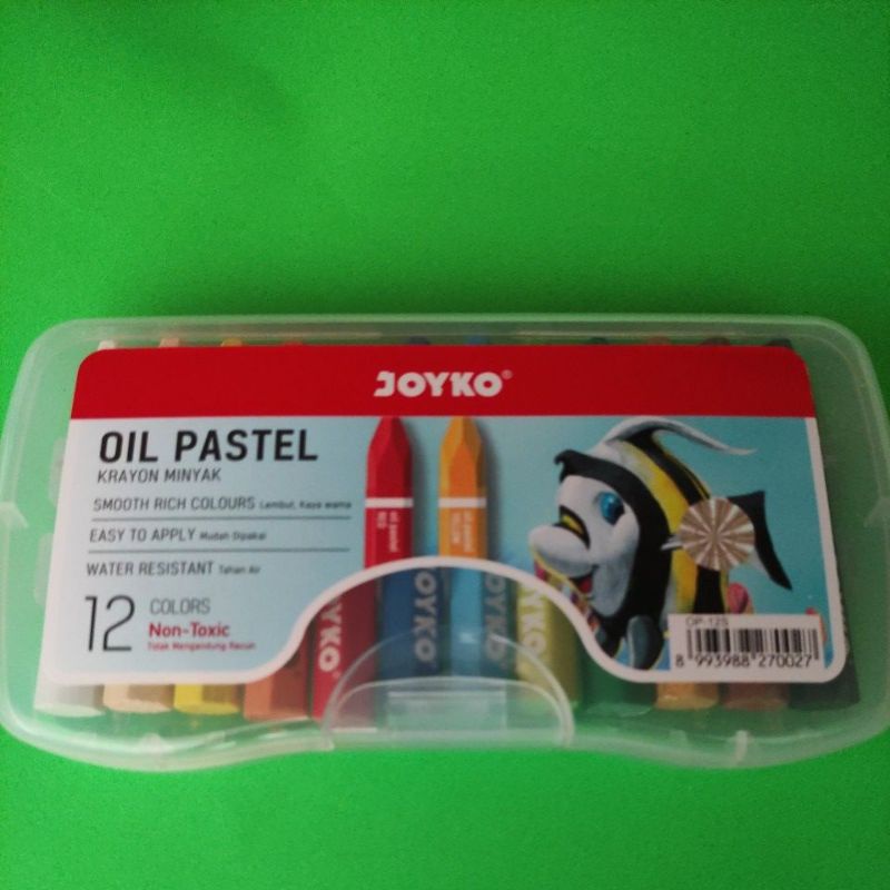 Jual Crayon Oil Pastel Joyko 12 Colours OP-12S | Shopee Indonesia