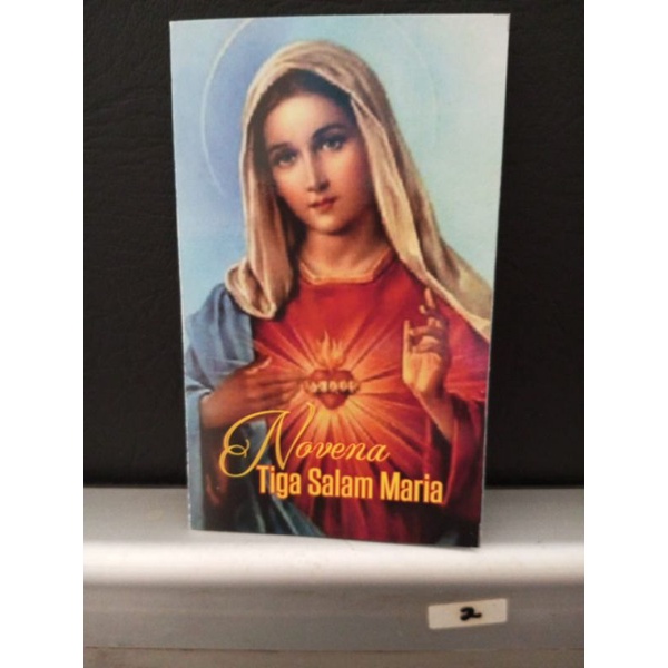 Jual BUKU LEMBARAN DOA NOVENA TIGA SALAM MARIA | Shopee Indonesia