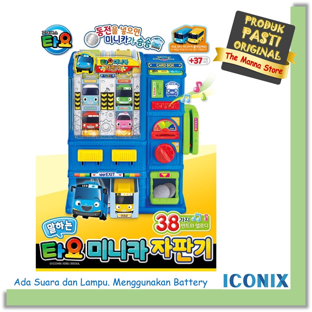 Jual Iconix Tayo The Little Bus Mini Tayo'S Friends Vending Machine ...