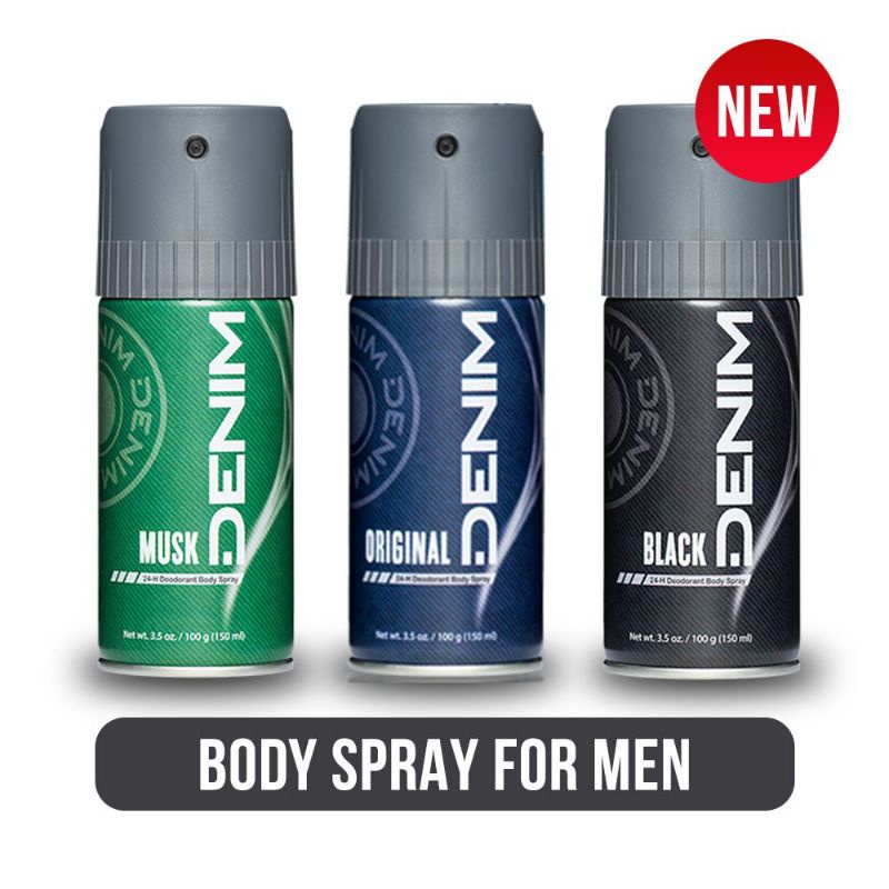 Jual Denim Spray Deodorant 150ml | Shopee Indonesia