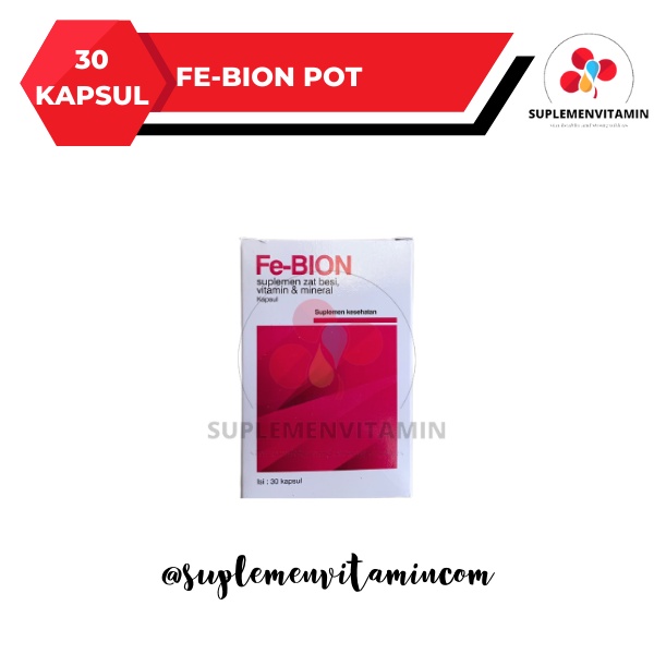Jual FeBION / Fe-BION Suplemen Vitamin Zat Besi Anemia Original ...