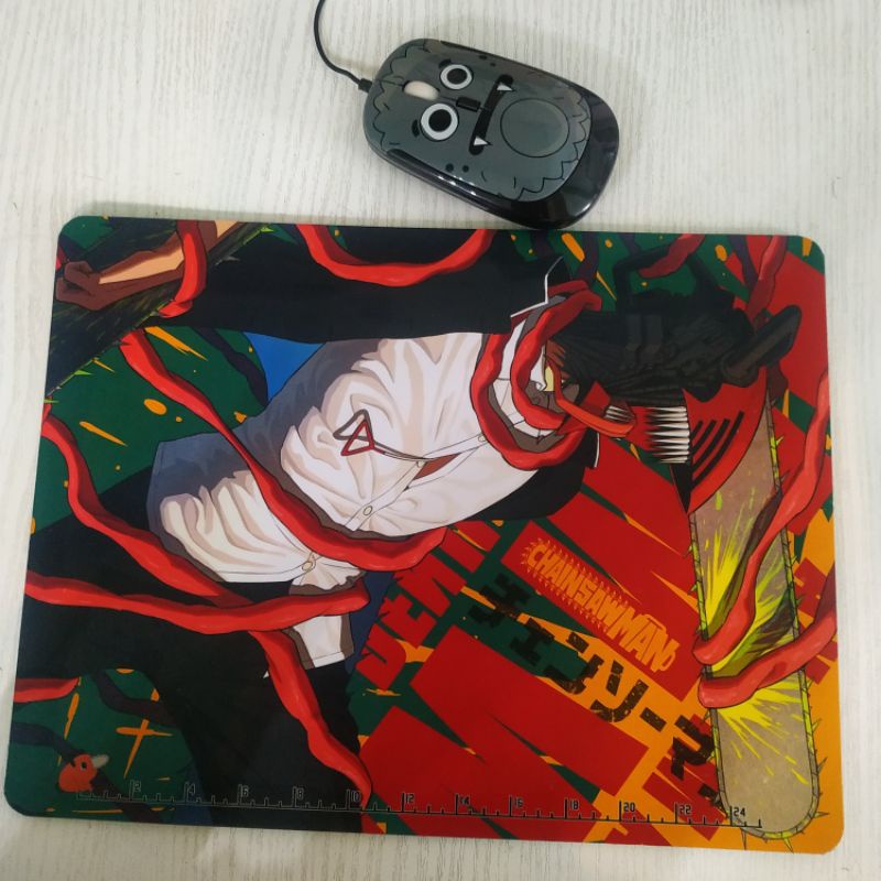 Jual Alas Mouse Anime Besar ChainSaw Man denji pochita [nori.little ...