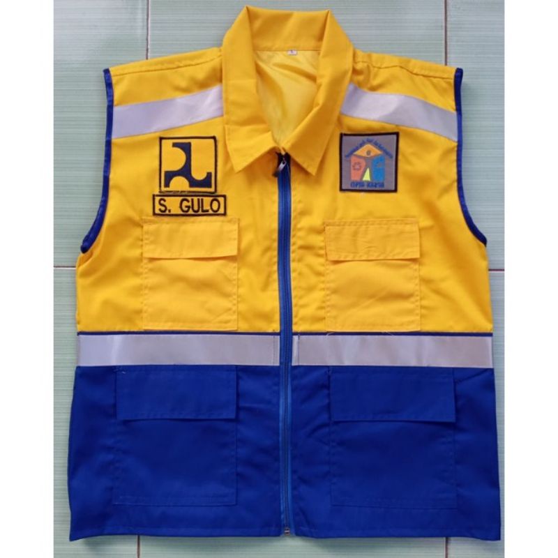 Jual rompi pupr|rompi safety|rompi proyek|rompi lapangan(custom logo ...