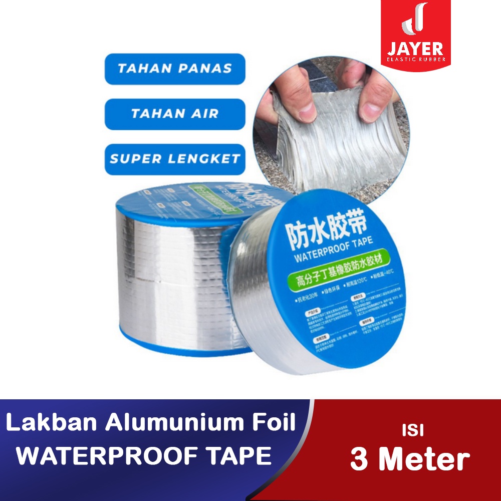 Jual Lakban Waterproof Anti bocor Talang atap genteng abses pipa toren 5 x 3 Meter | Shopee ...