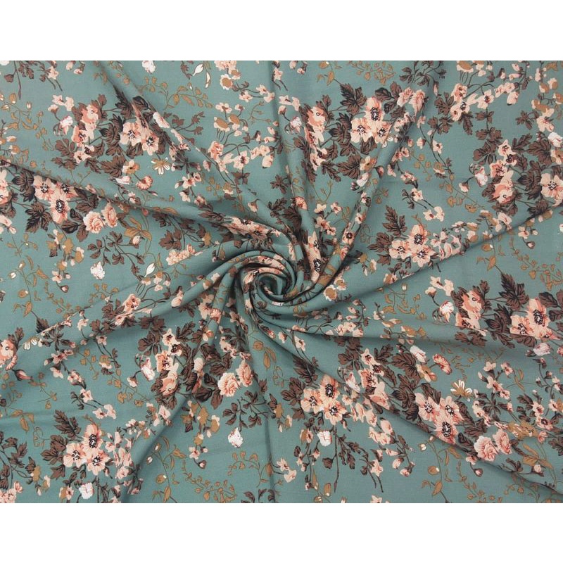 Jual Kain Rayon Motif Premium Bunga Kecil | Shopee Indonesia