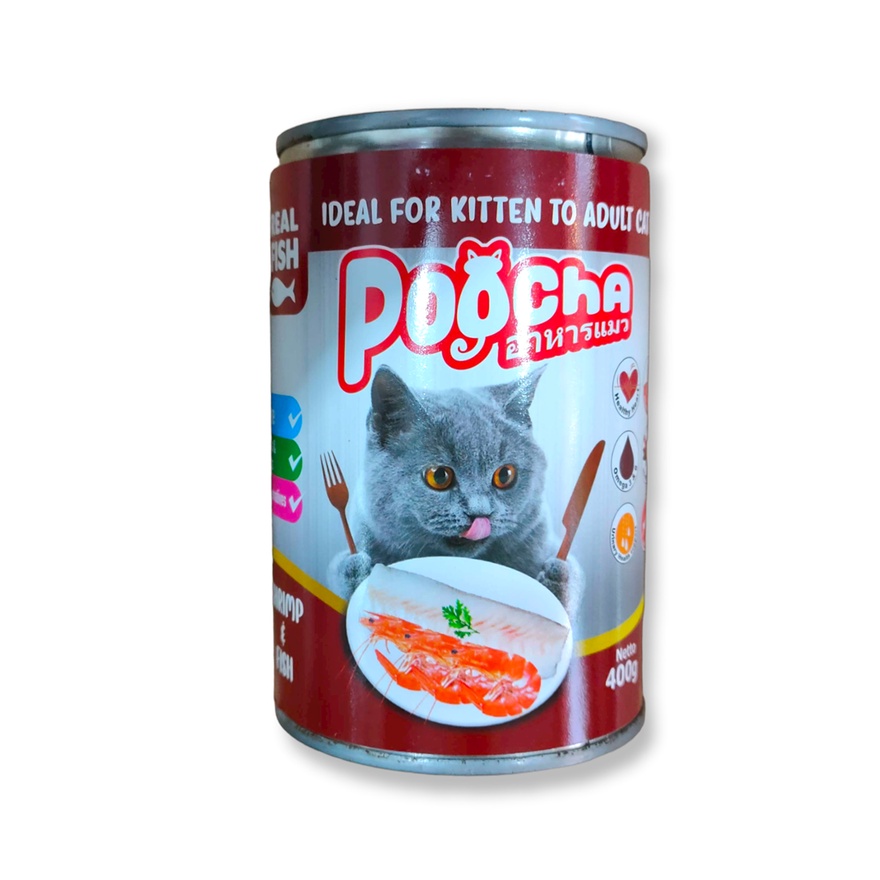 Jual PooCha Wet Food Can 400 gr | POO CHA Makanan Kucing Basah Kaleng ...