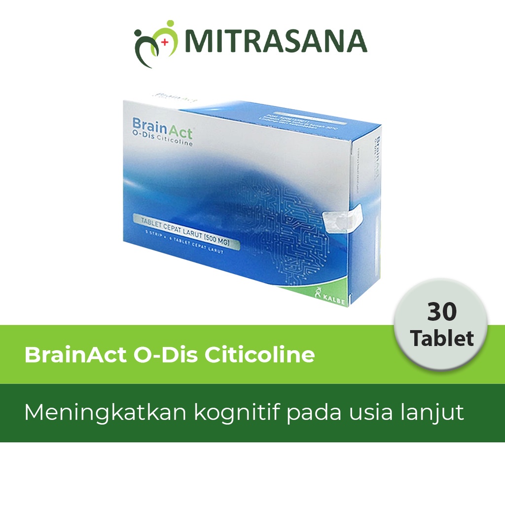 Jual Brainact O-Dis 30 Tablet | Brainact 500 mg 30 Tablet | Shopee ...