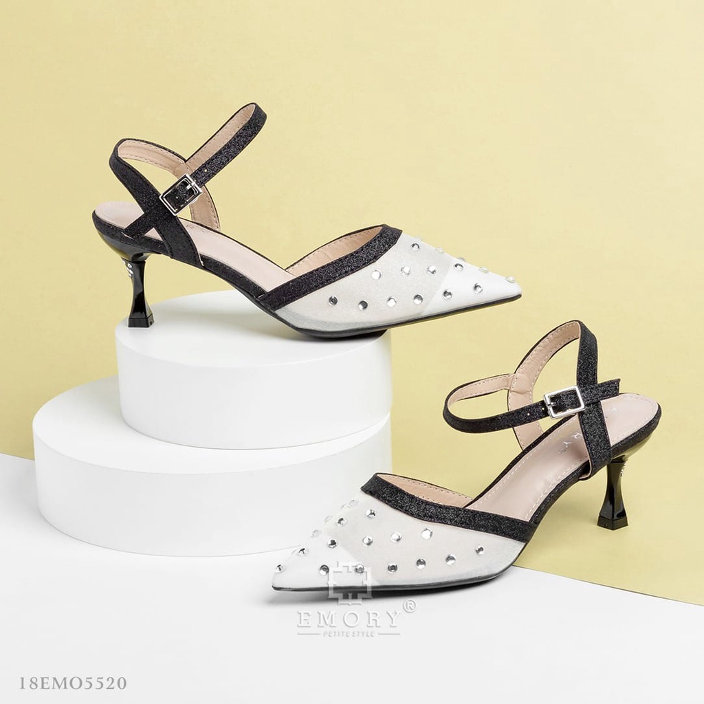 Jual E M O R Y Style Alvarine 18EMO 5520 BLACK Sepatu Heels Wanita ...