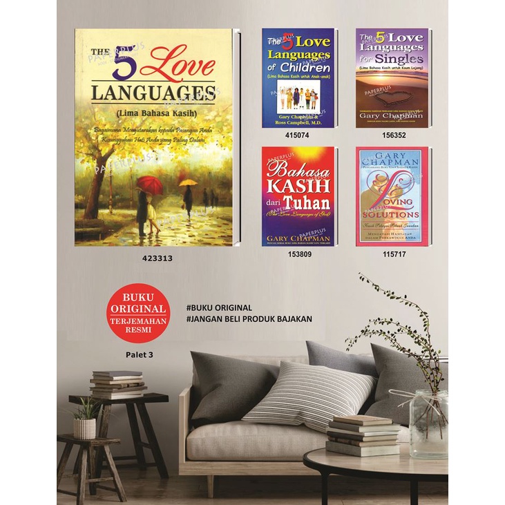 Jual Pengembangan Diri / Lima Bahasa Kasih / Gary Chapman / Palet 3 | Shopee Indonesia