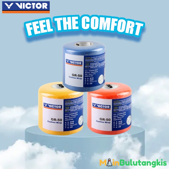 Jual Cushion Wrap / Alas Grip Raket Victor GR-50 Original | Shopee Indonesia