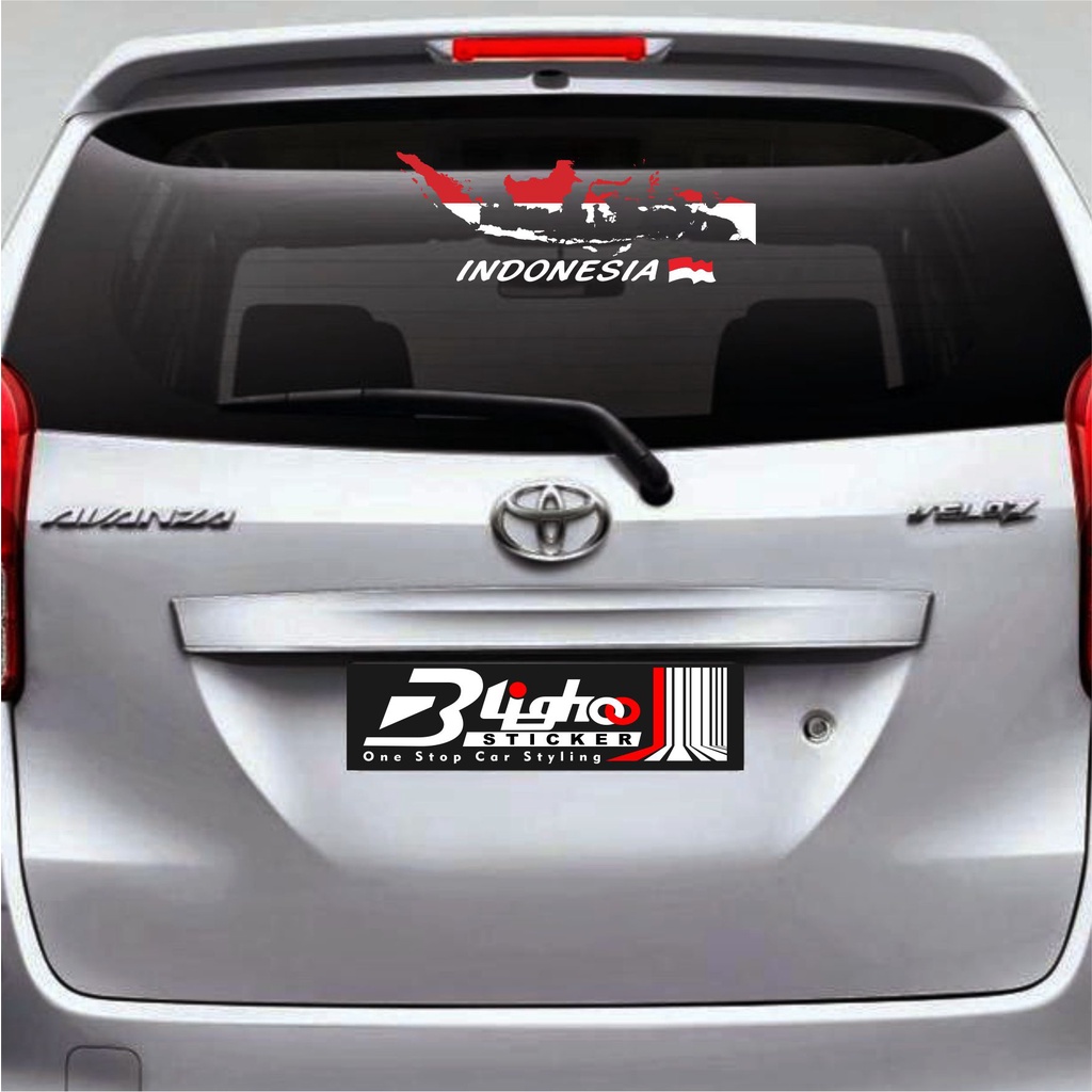 Jual STIKER KACA MOBIL KEREN CUTTING STICKER MOBIL INDONESIA PETA PULAU ...