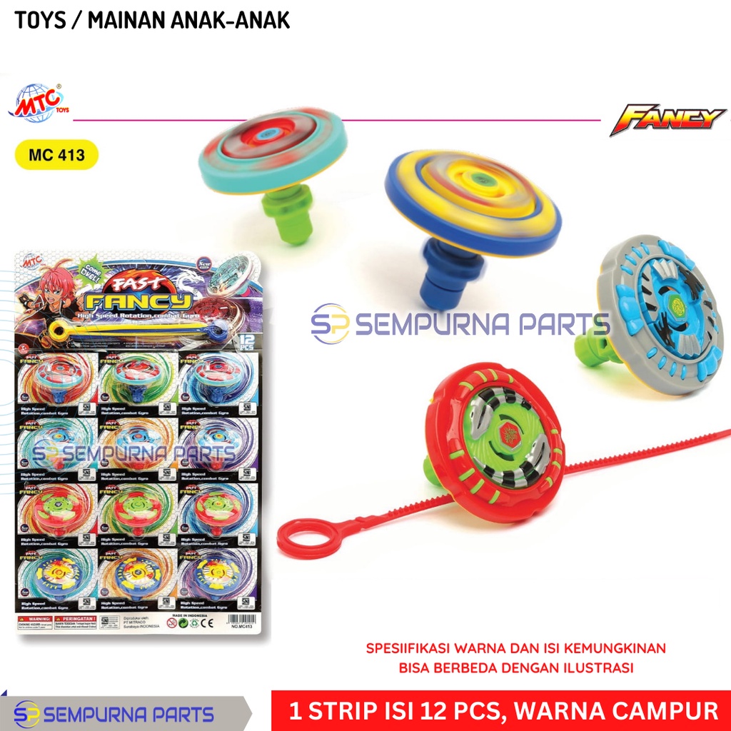 Jual TOYS FK.FANCY GASING BEYBLADE MC 413 (1 STRIP ISI 12 PCS) | Shopee ...