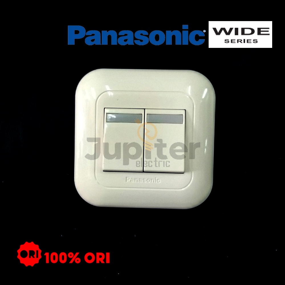 Jual saklar seri hotel inbow panasonic WEJ5532 / 2 saklar tanam tembok ...