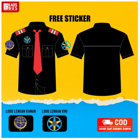 Jual Kemeja Baju Bus Bis Mania Bismania Abdiyasa Indonesia Driver Bus ...