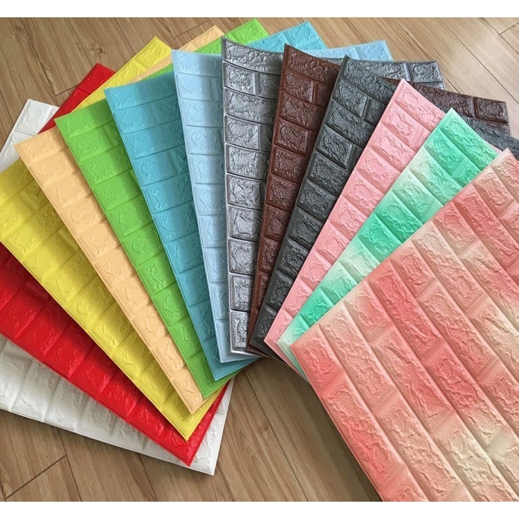 Jual EM Wallpaper Dinding 3D Embosed Model Bata 38*70CM BAGUS | Shopee ...