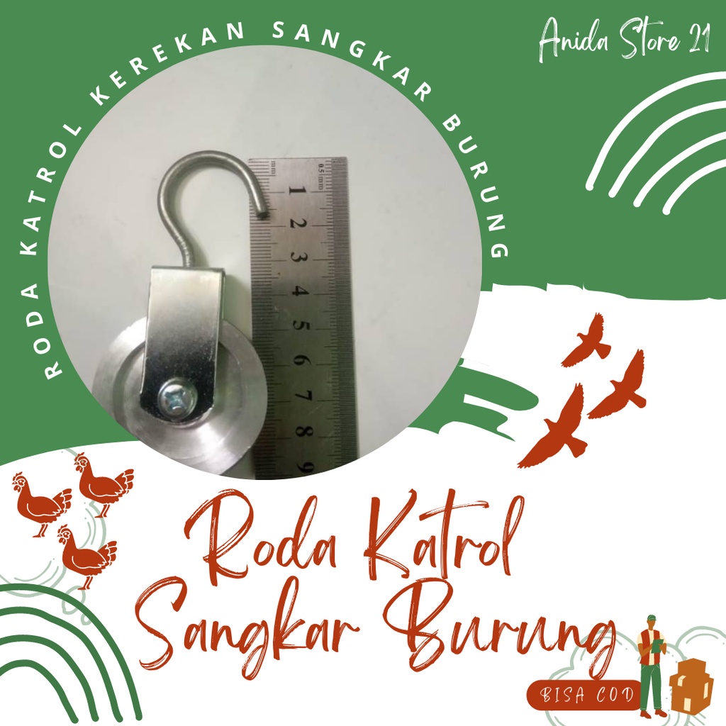 Jual Roda Katrol Kerekan Sangkar Burung Perkutut Buat Kerekan Sangkar ...