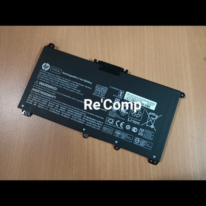 Jual Baterai Laptop HP 14-CE0014TU 14-CE0000 HT03XL 15-CS HT03 HT03XL ...