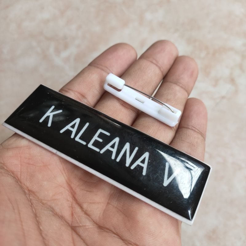 Jual Nametag PNS / Nametag Akrilik Glossy / Nametag Gravir / Nametag ...
