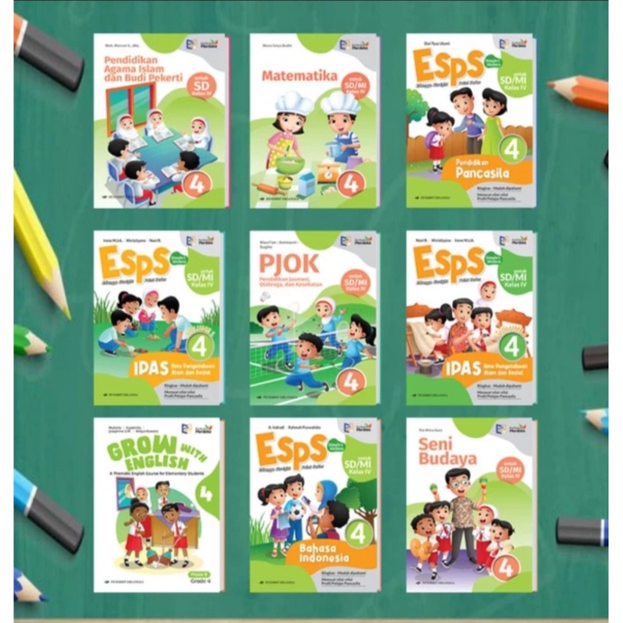 Jual ORI harga satuan buku teks ESPS kurikulum merdeka untuk SD/mi kelas 4 edisi terbaru ...