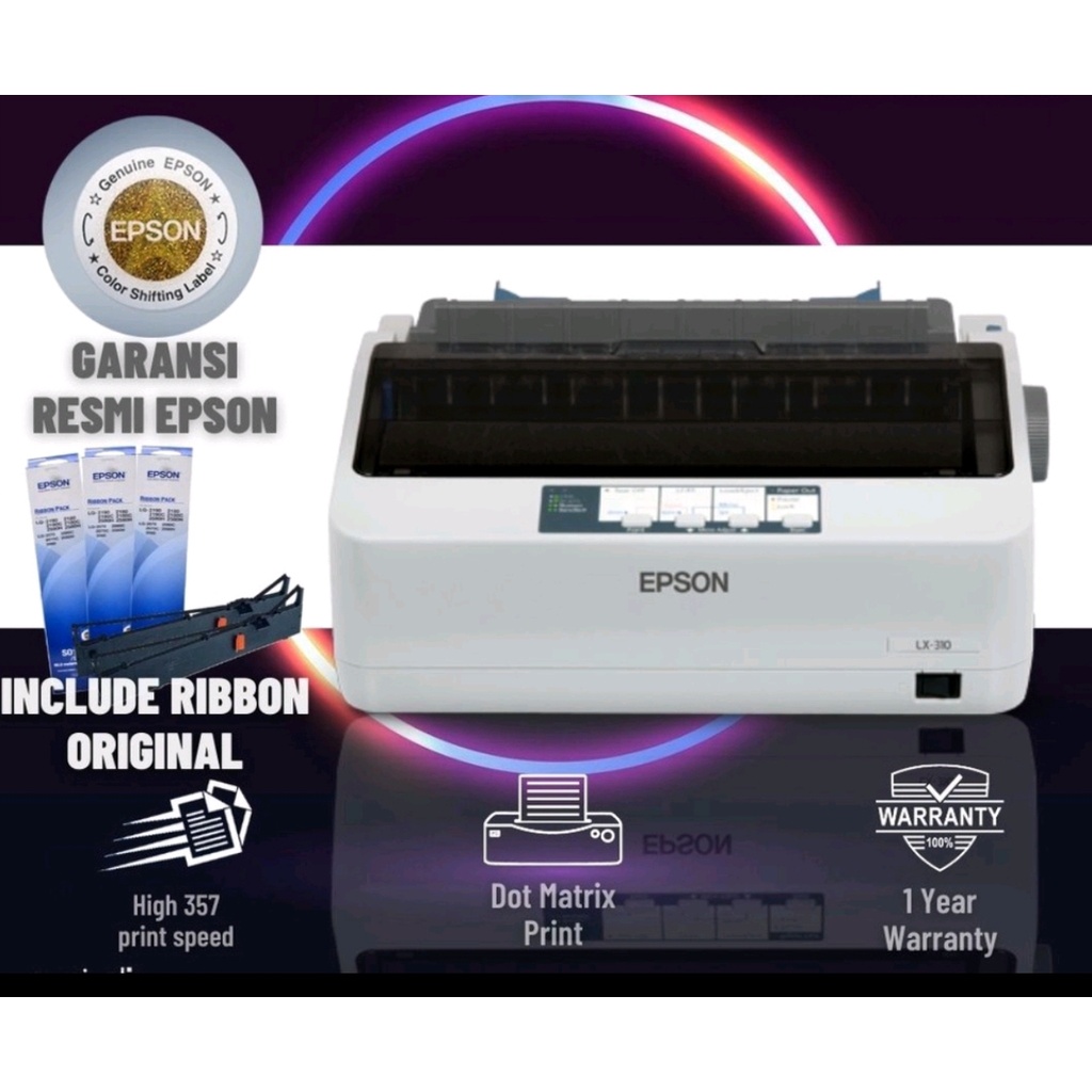 Jual EPSON PRINTER DOT MATRIX PITA TYPE EPSON LX 310 | Shopee Indonesia