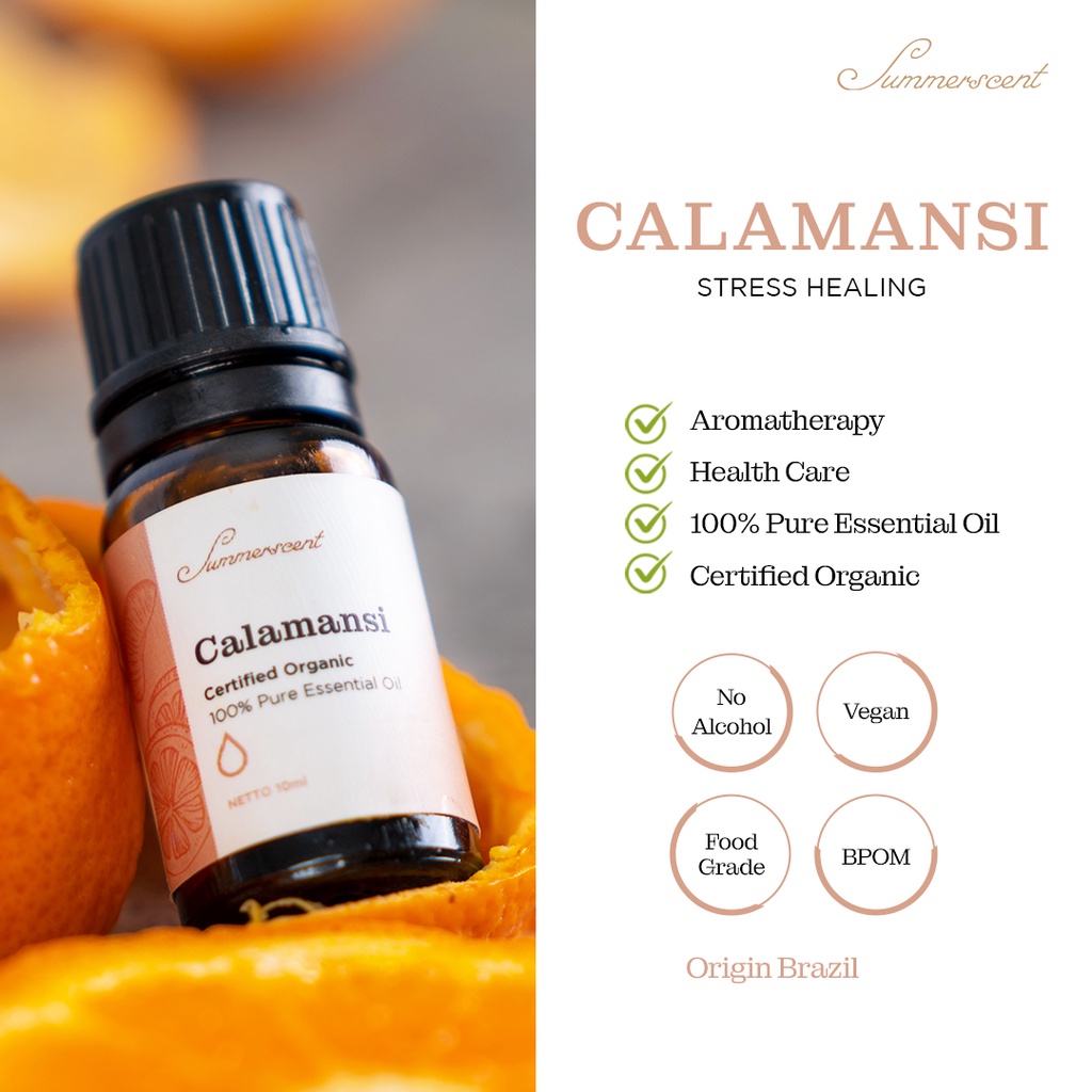 Jual Summerscent CALAMANSI Essential Oil | 10 ML | Pengharum Ruangan ...