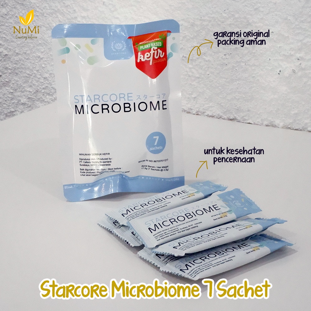 Jual 17.5g Pouch 7x 2.5g sachet Kefir Microbiome Drink - Starcore Biodrink | Shopee Indonesia