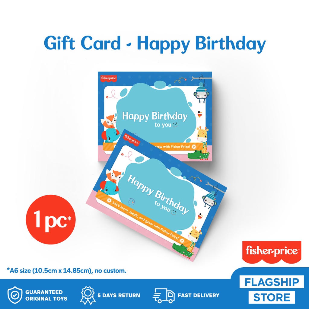 Jual Gift Card Happy Birthday (no custom) | Shopee Indonesia