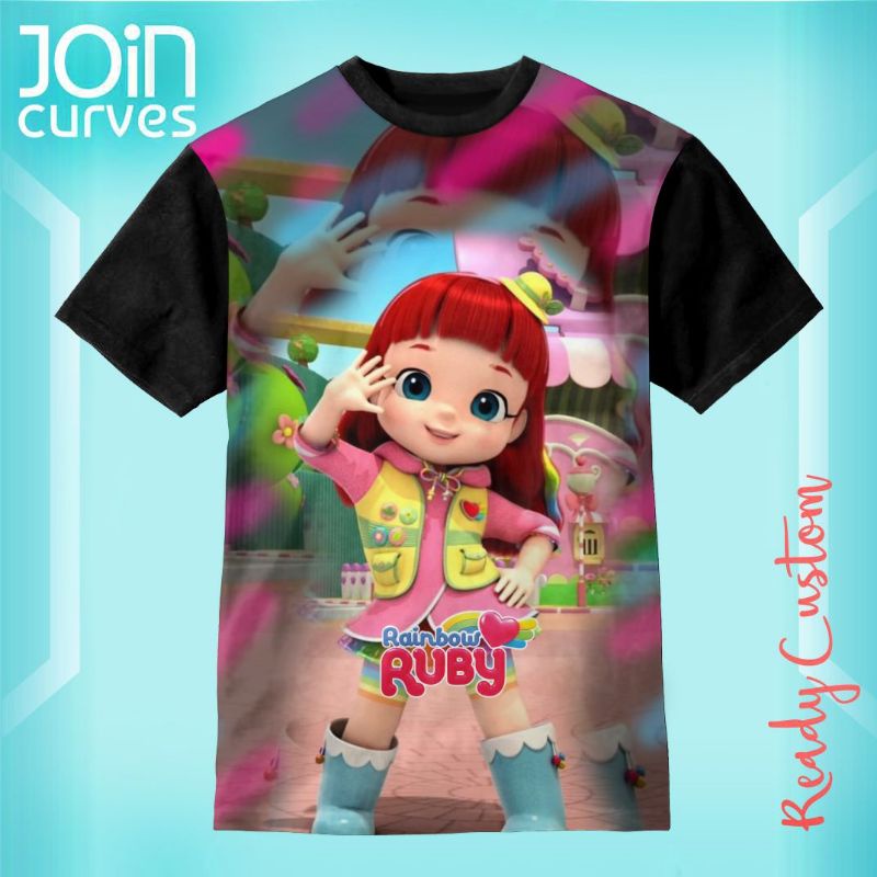 Jual kaos anak sublime ruby rainbow | Shopee Indonesia
