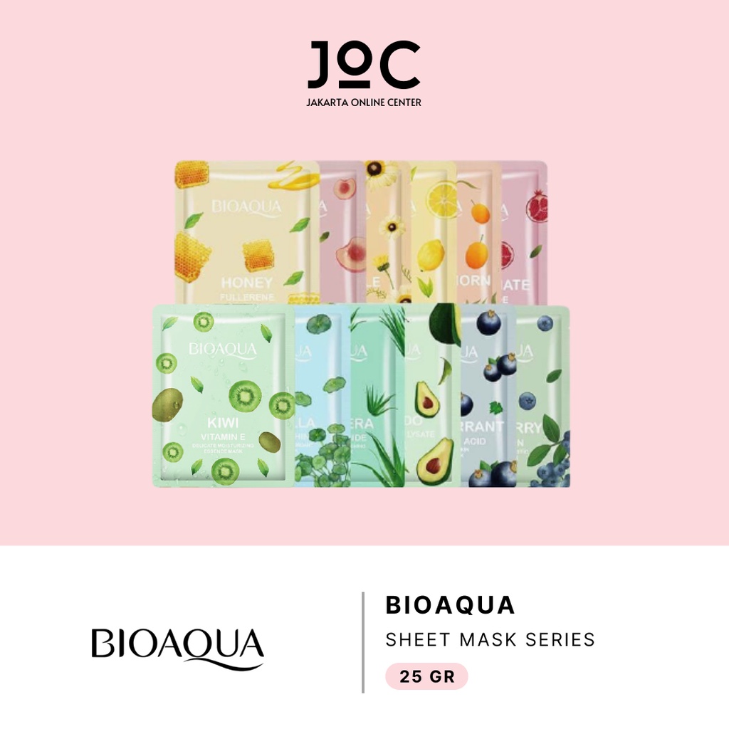 Jual BIOAQUA sheet mask Brightening Moisturizing skin care Hydrating Essence face Mask anti ...