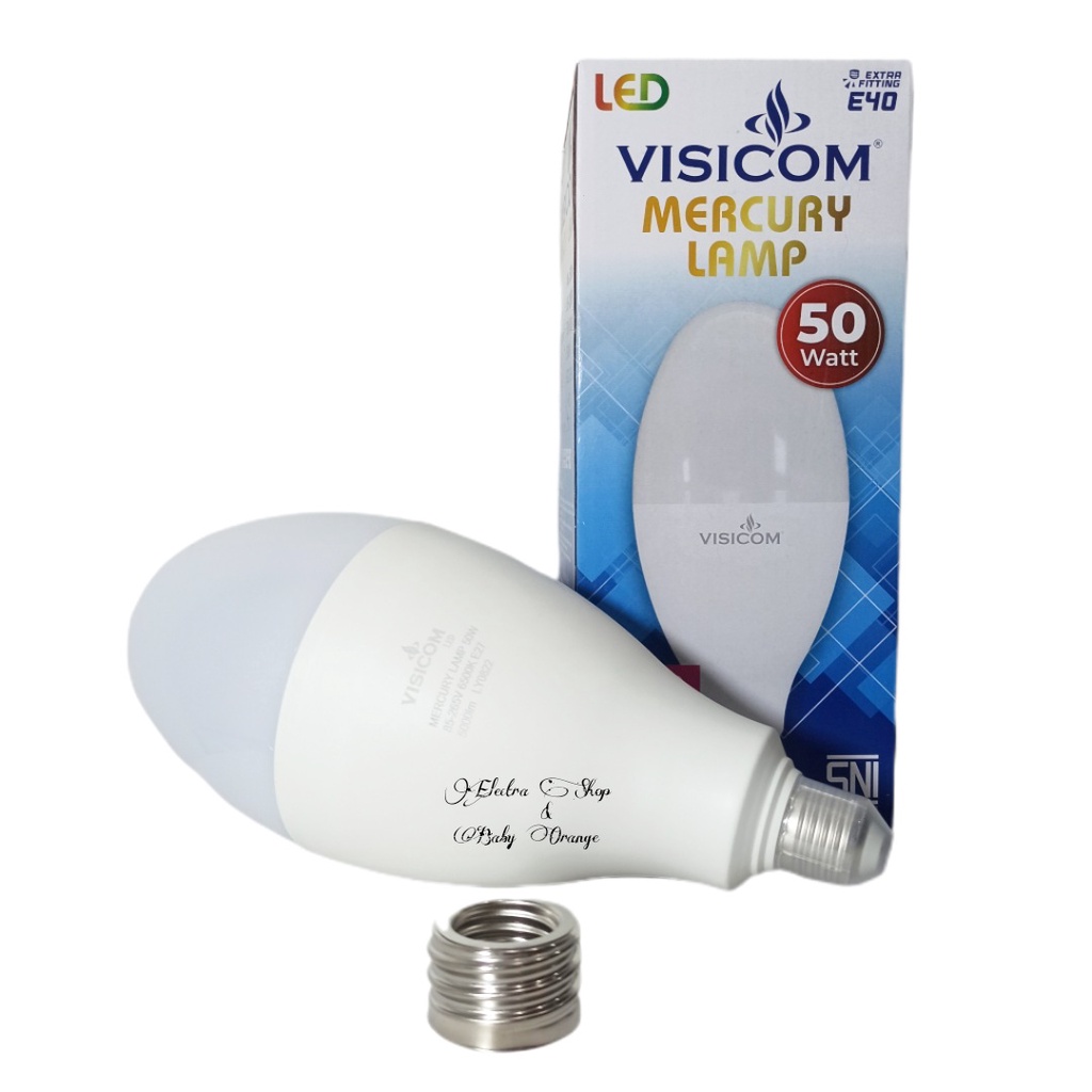 Jual Lampu LED Mercury Lamp Visicom Ace 50 Watt ML Series Capsule Rumah ...