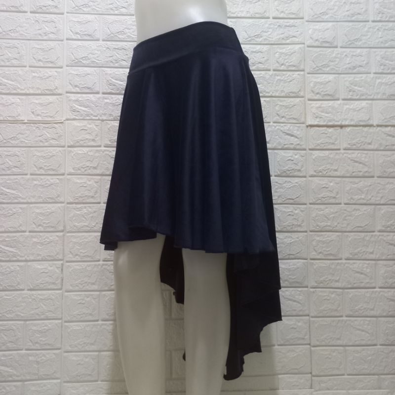 Jual Rok High Low Pinguin Panjang Bahan Beludru/Rok Belly Dance ...