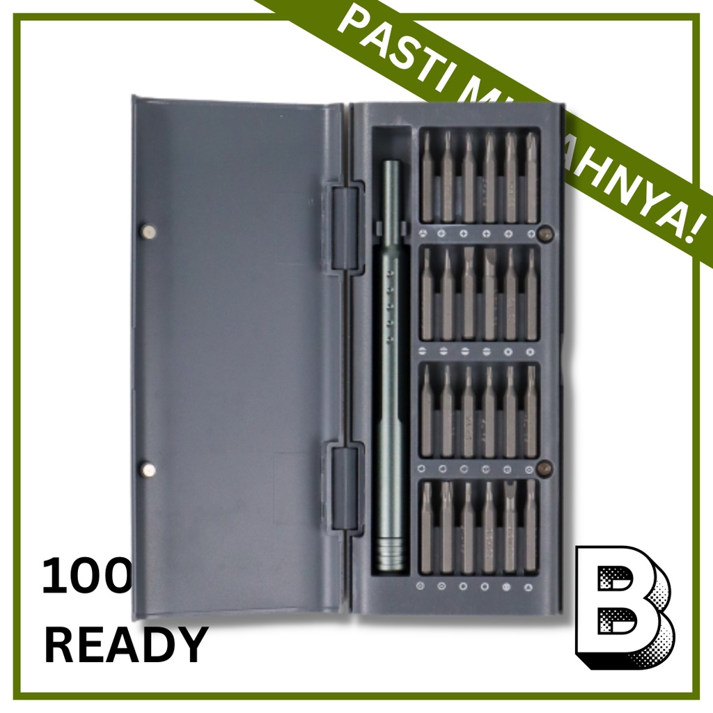 Jual Obeng Set 24 in 1 Screwdriver Kit Hardware Tool Murah / Obeng ...