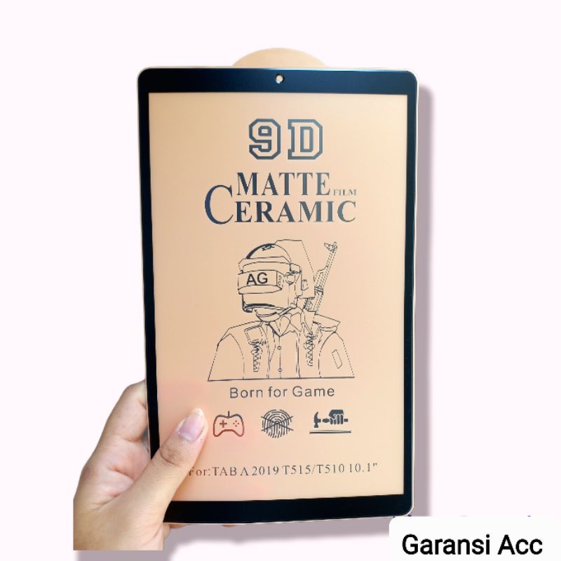 Jual TEMPERED GLASS CERAMIC MATTE SAMSUNG TAB A 10.1 2019 T510 / T515 ...