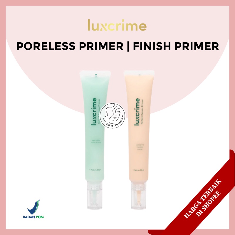Jual Luxcrime Perfect Canvas - Mattifying Poreless Primer | Hydro Blur ...