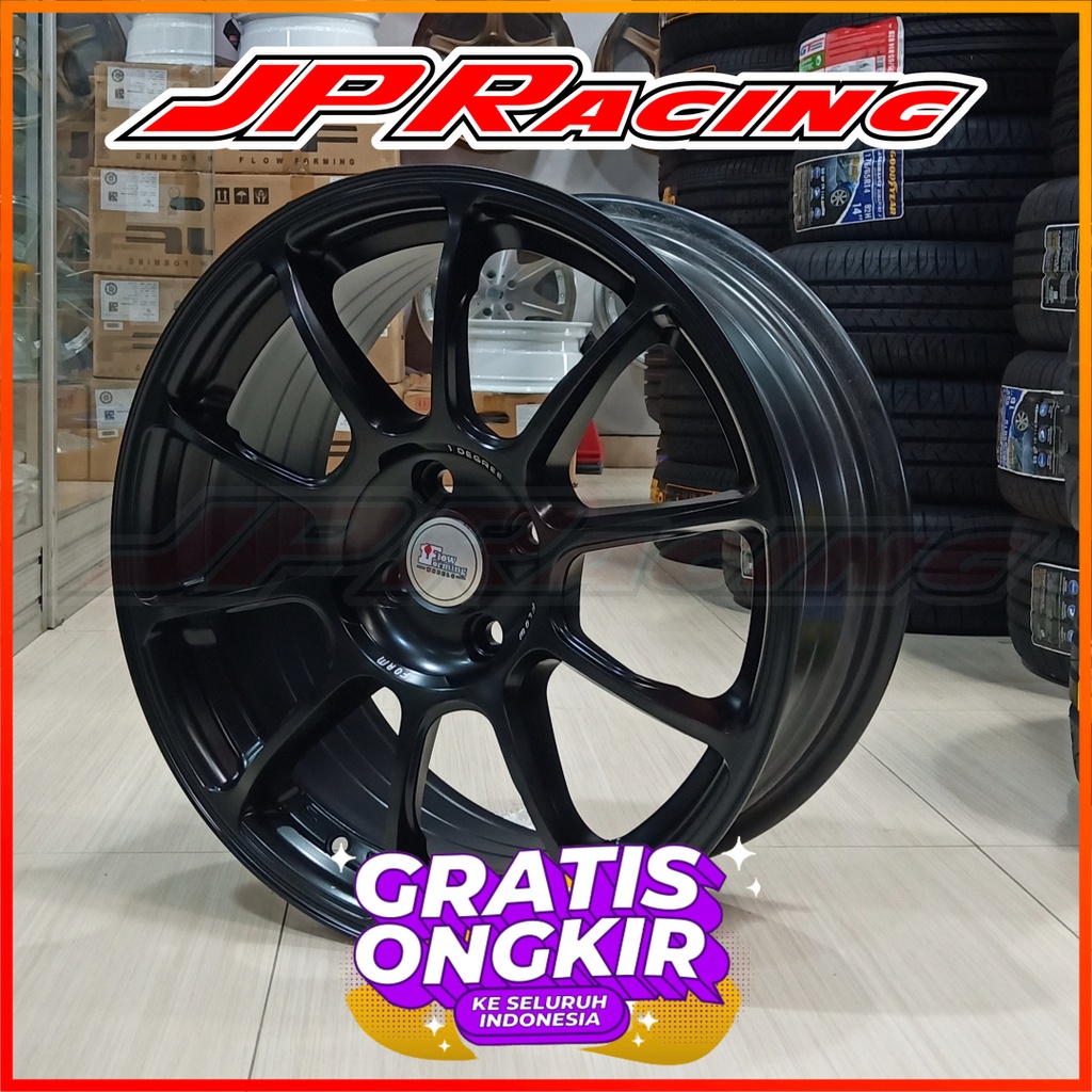 Jual VELG TOYOTA CALYA RING 17 1 DEGREE ZE40 FLOW FORMING PCD 4X100 ...