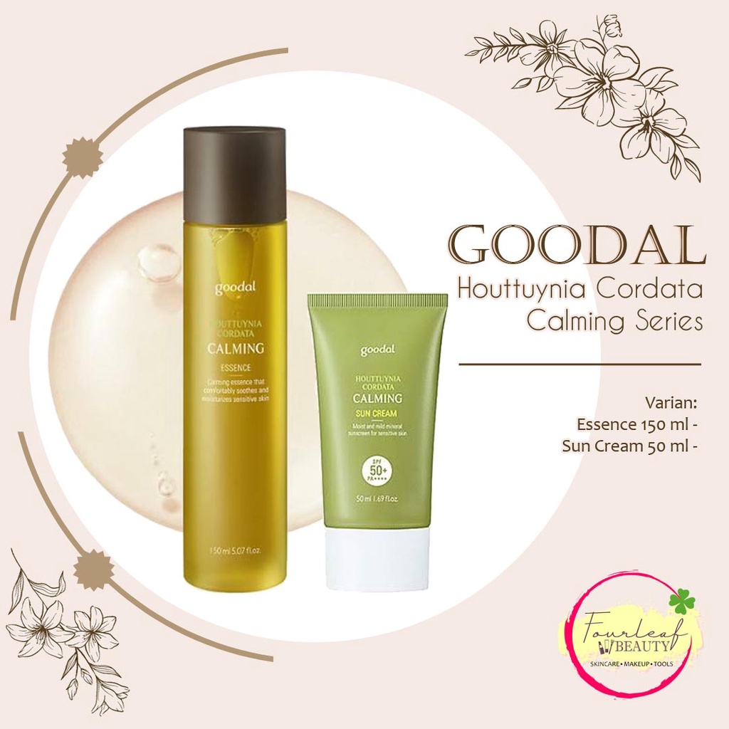 Jual GOODAL Houttuynia Cordata Calming Essence / Sun Cream | Shopee ...
