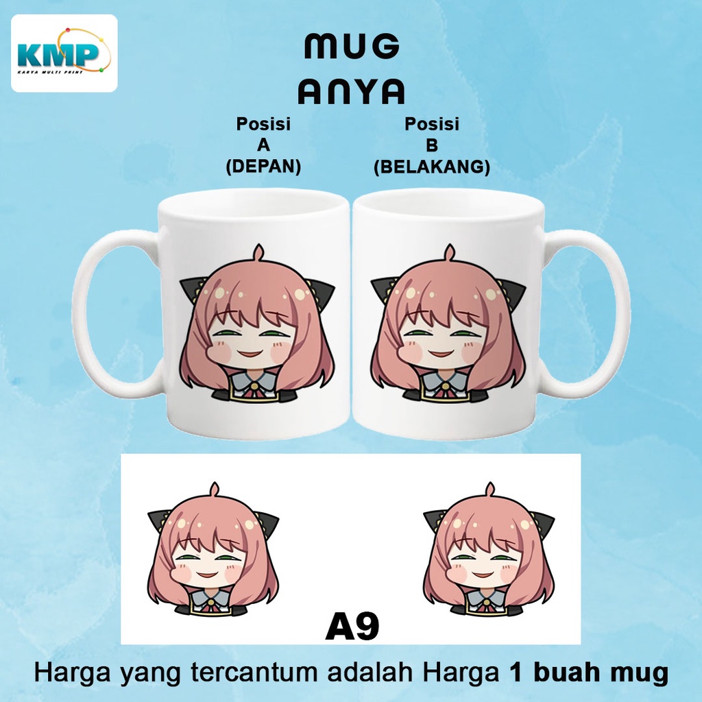 Jual MUG ANYA FORGER / SPY X FAMILY / ANYA (MUG STANDAR CUSTOM) (MUG ...