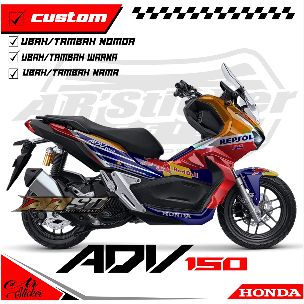 Jual Stiker Decal Honda ADV 150 Full body - Dekal Sticker Hologram ADV ...